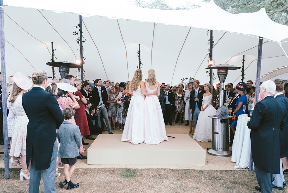 Flooring & Staging for Stretch Tents | Ten by Fifteen Structures